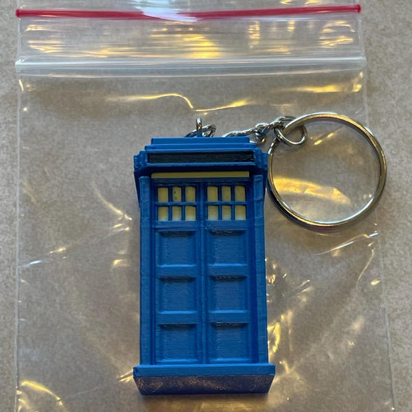 Retro Milk Carton Pill Holder Keychain – 3D Printed Mini Container for ...