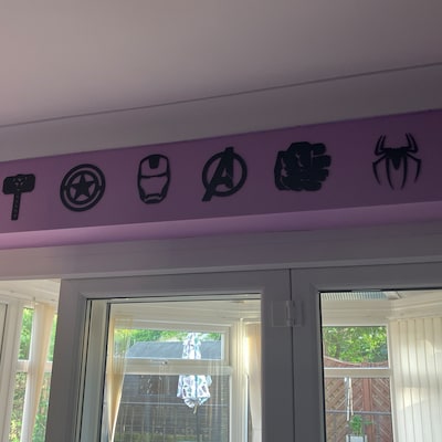 Marvel Avengers Sets of 6 Wood Wall Art , Nursery Wooden Home Decor ...