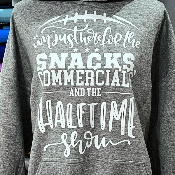 I'm Just Here for the Snacks, Commercials and the Half Time Show Svg ...