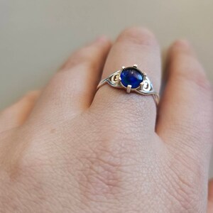 14K Gold Mood Ring, Dainty Ring for Women, Feeling Stone Ring, Colorful ...