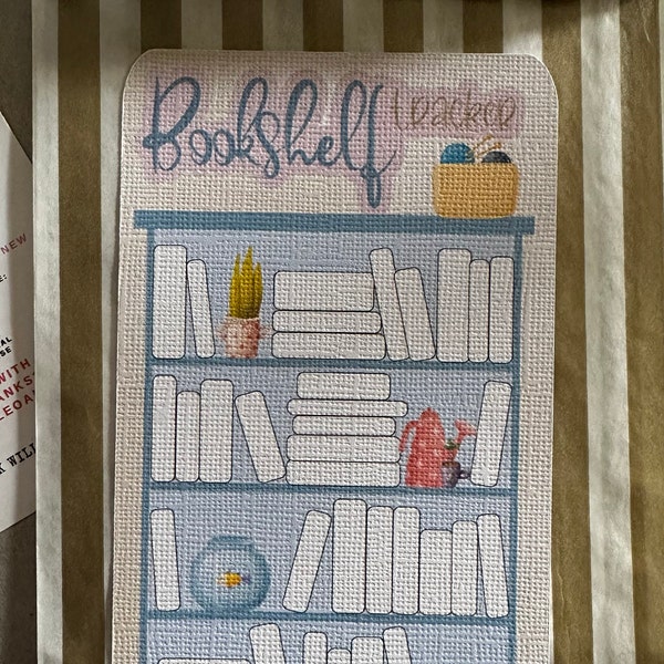 Bookshelf Tracker Stickers Pack of 2 - Reading List - 36 Spines ...