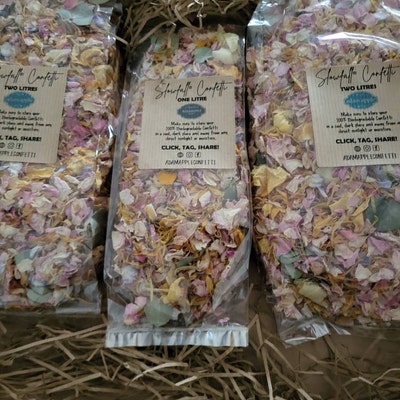 Snow Confetti Snowfetti® Biodegradable 100% Natural Water Soluble ...