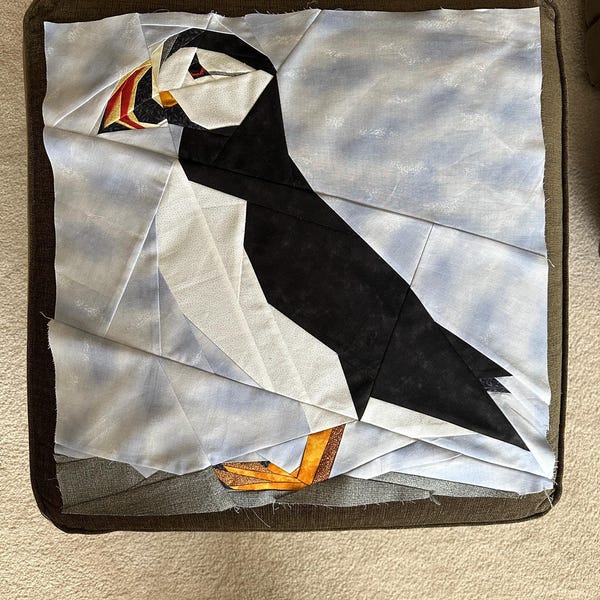 Elephant Fpp--animals of Strength--paper Piecing Quilt Block Pattern - Etsy