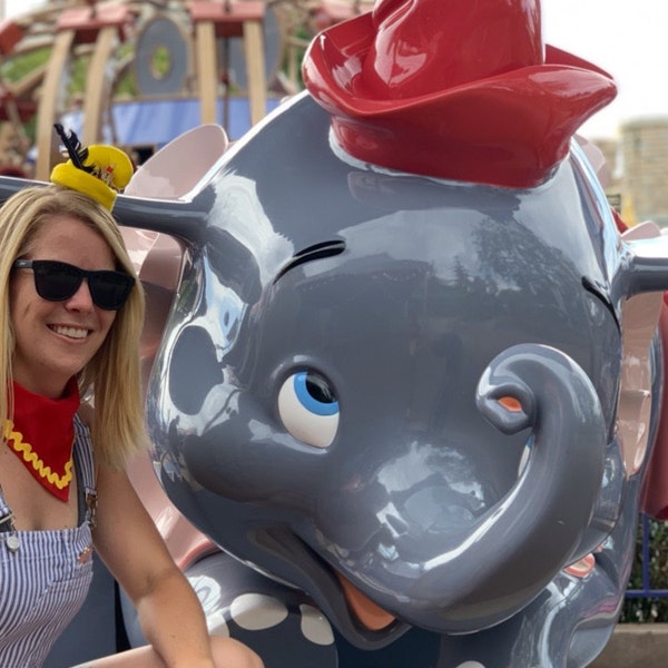 Dumbo Hat, Mini Hat, Headband, Disney Hat, Yellow Hat, Disney Bound ...