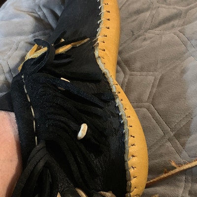 Handmade Moose and Elk Hide Moccasins. - Etsy