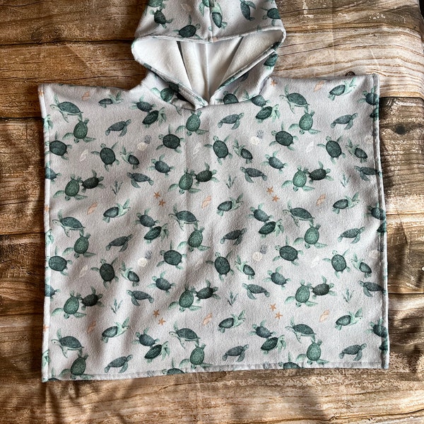 Hooded Poncho Towel Sewing Pattern • PDF Instant Download • Bath Towel ...