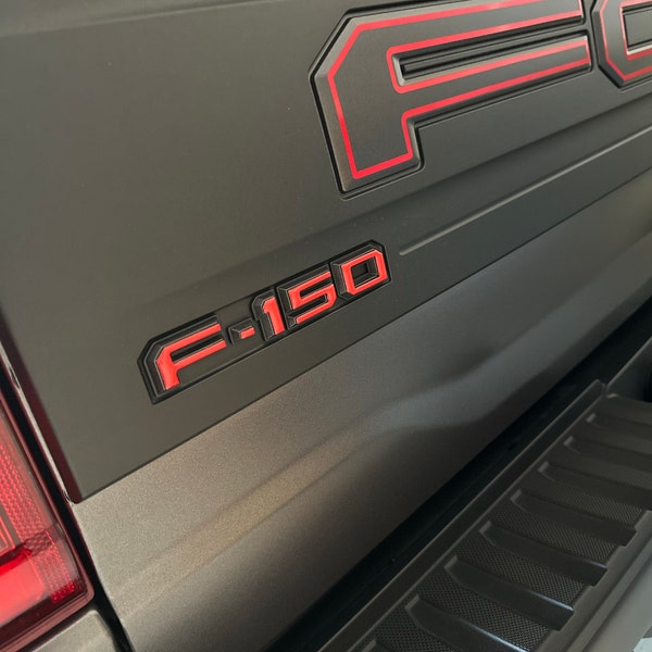 Tufskinz | F-150 Tailgate Emblem Overlays - Fits 2021-2026 F-150 Raptor ...