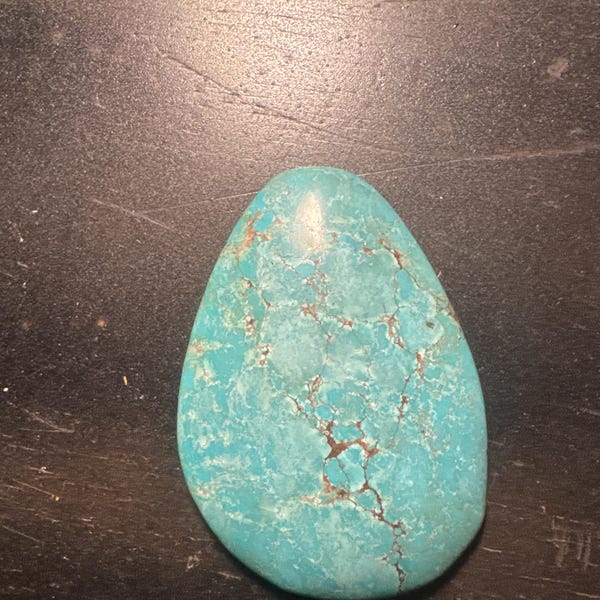 10 Pieces Blue Mohave Turquoise Oval Shape Loose Smooth Polished ...