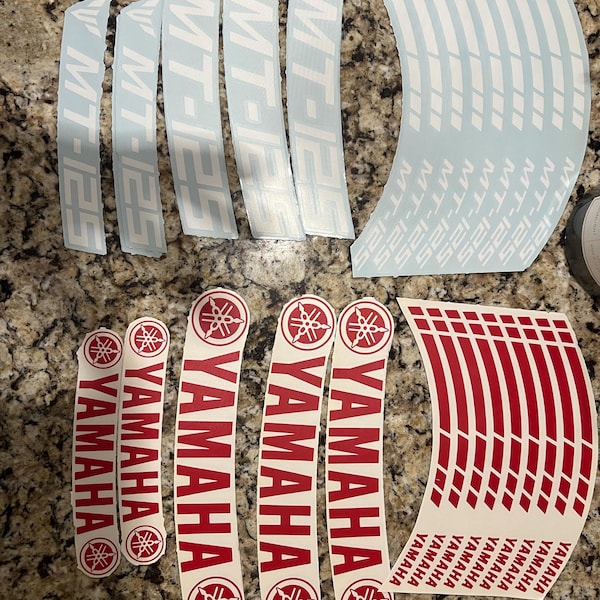 Decals Wheel for Cbr1000rr Honda Motorcycle Rim Decals Rim Tape Set ...