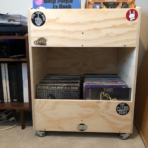 LP Vinyl Record Storage Browser Flip Bin - Etsy