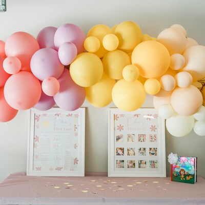 Boho Rainbow Balloon Garland Boho Balloon Garland Kit Boho Party Decor ...