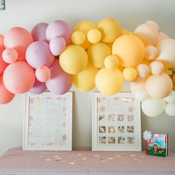 Boho Rainbow Balloon Garland | Boho Balloon Garland Kit | Boho Party ...