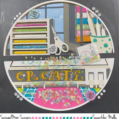 3D CREATE CRAFTER SVG Shadow Box Svg Layered Cardstock Svg for Cricut for Silhouette - Etsy