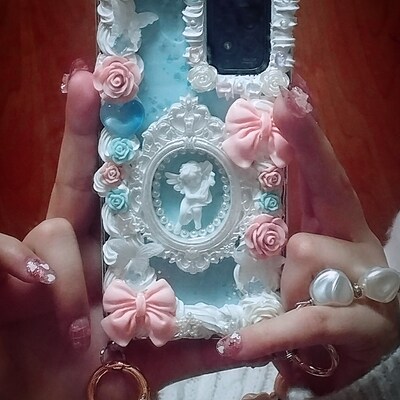 Phone Holder Fake Cake Style Decoden Phone Holder Kawaii - Etsy
