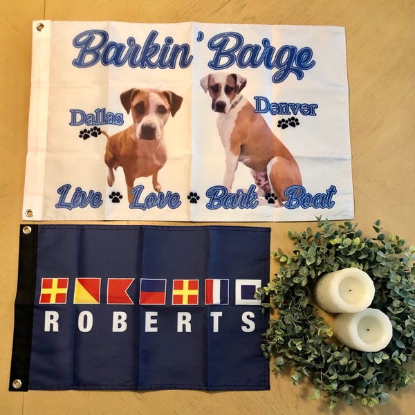 Custom Boat Flag Personalized Using Nautical Signal Symbols - Etsy