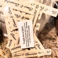 Custom Clothing Labels Personalized Name Tags With Iron on Adhesive for ...