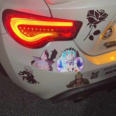 3D Lenticular Anime Sticker Decal Changing Moving Flip Motion Peeker ...