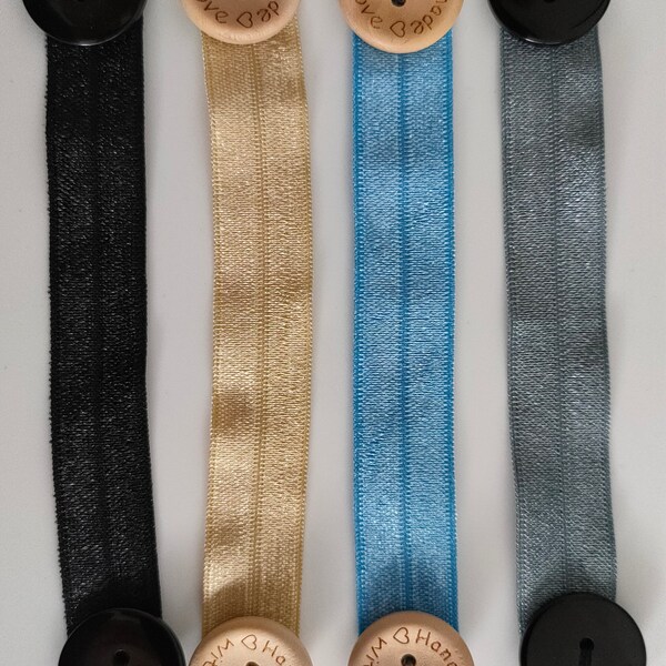 Ear Saver for Face Mask, Elastic Face Mask Extension With Button for ...