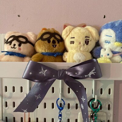 Plush Fluffy Photocard Holder Keychains - Etsy