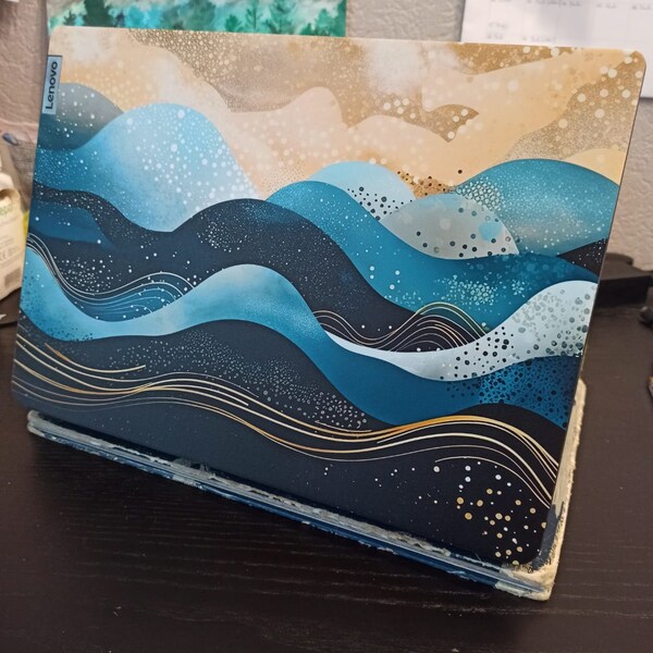 Laptop Skin Lenovo Yoga 7 16 Vinyl Decals Customization Personalised ...