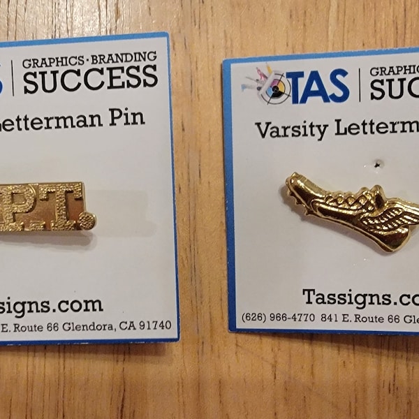 Varsity Lapel Pins for Letterman - Etsy