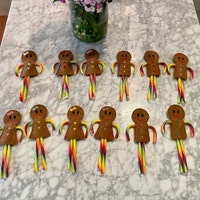 Cute Gingerbread Candy Cane Holders Your Choice of Color in Boy or Girl ...