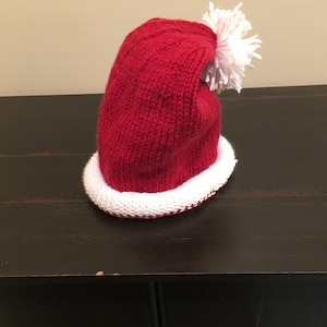 Baby Santa Hat KNITTING PATTERN / Santa Hats for Kids / Santa Hat ...