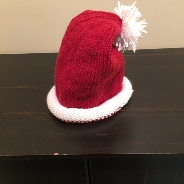 Baby Santa Hat KNITTING PATTERN / Santa Hats for Kids / Santa Hat ...
