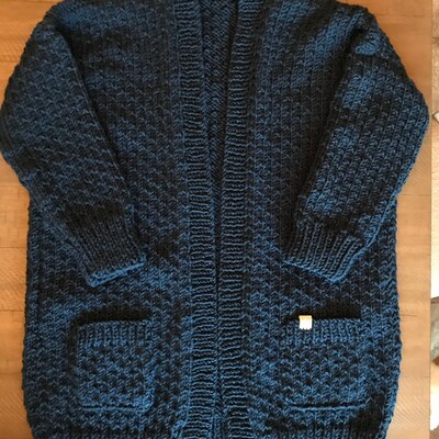 Dotty Cardigan Knit Pattern - Etsy