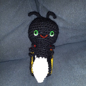 PATTERN: Flicker the Firefly Crochet Firefly Pattern Amigurumi ...