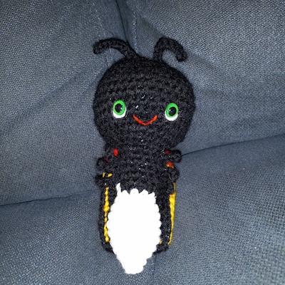 PATTERN: Flicker the Firefly Crochet Firefly Pattern Amigurumi ...