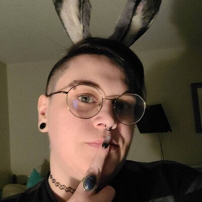 Realistic Gray Rabbit Ears-halloween-lolita-party Ear-floppy Bunny Ears ...