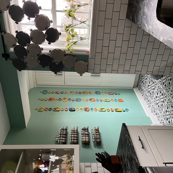 Mid Century Modern Magnets, Retro Magnets, Wood Magnets, Geometric ...