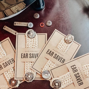 PRINTABLE Earsaver Display Cards Downloadable PDF. DIY Backing Card ...