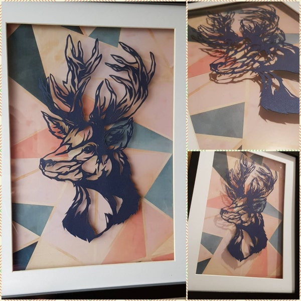 Watercolour Digital Paper - Navy Digital Paper - Rose Gold Foil Digital ...