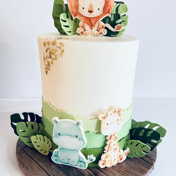 Safari Watercolor Clipart, Safari Baby Shower, Jungle Watercolor Clip ...