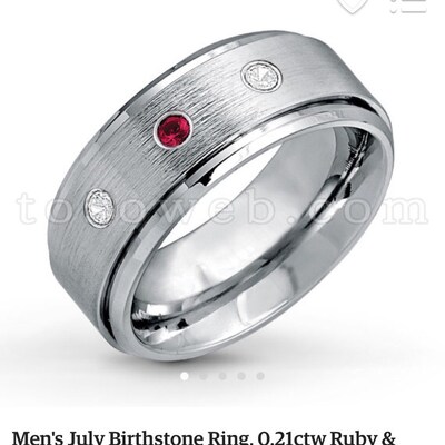 Men's Alexandrite Wedding Band June Birthstone Ring 8mm - Etsy