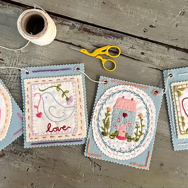 Barney Park Stitching Sampler - Etsy