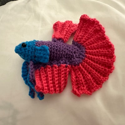 Betta Fish Crochet Amigurumi Pattern - Etsy