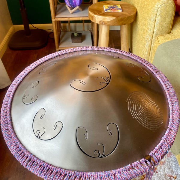 Handpan Rim Braid, Handpan Rope Decorative Accessory, Steel Tongue Drum ...