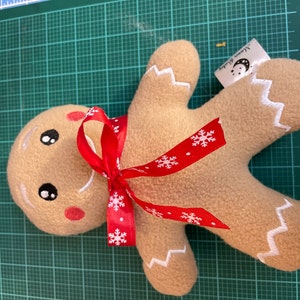 Gingerbread Man Embroidery Pattern , in the Hoop, ITH, Softie Stuffie ...