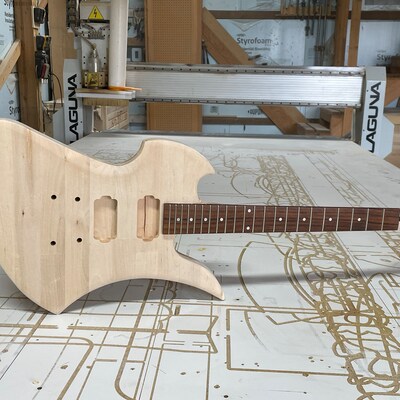 St Style Guitar SVG and DXF File for Cnc, Xcarve, Shapeoko, Onefinity ...