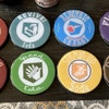 COD Zombies Perks Epoxy Resin Wood Coasters for Game Room, Mancave, and ...
