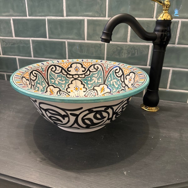 Ceramic Sink for Bathroom 100% Handmade,best Deals Etsy,vessel Sink ...