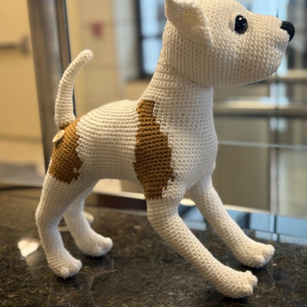Pit Bull Crochet Pattern, Realistic Dog Amigurumi: Create Your Own Cute ...