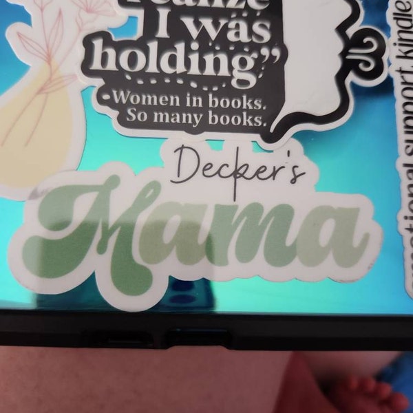 Personalized Mama Sticker, Name Sticker, Kids Sticker, Mom Sticker ...