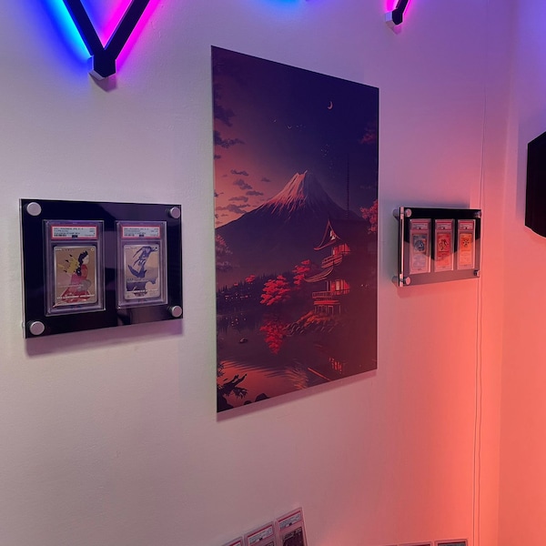 Pokemon Card PSA Slab Display Frame 3x1 - Etsy Australia