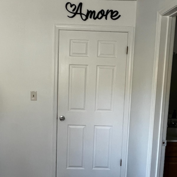 Amor Sign - Amorcutout Sign - Amorword Cut Out - Farmhouse Decor ...