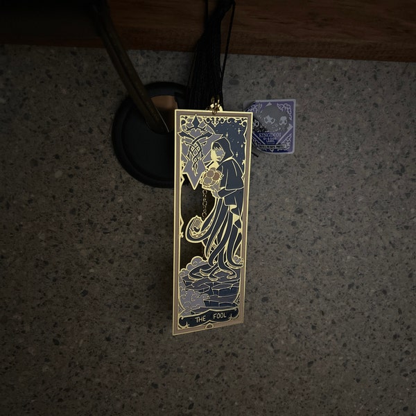 Tarot Card: the Fool | LOTM | Mr Fool | Enamel Bookmark / Charm ...
