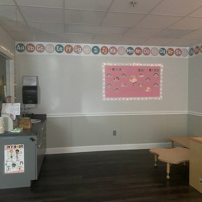 Boho Affirmation Station Classroom, Neutral Affirmation Mirror, Boho ...